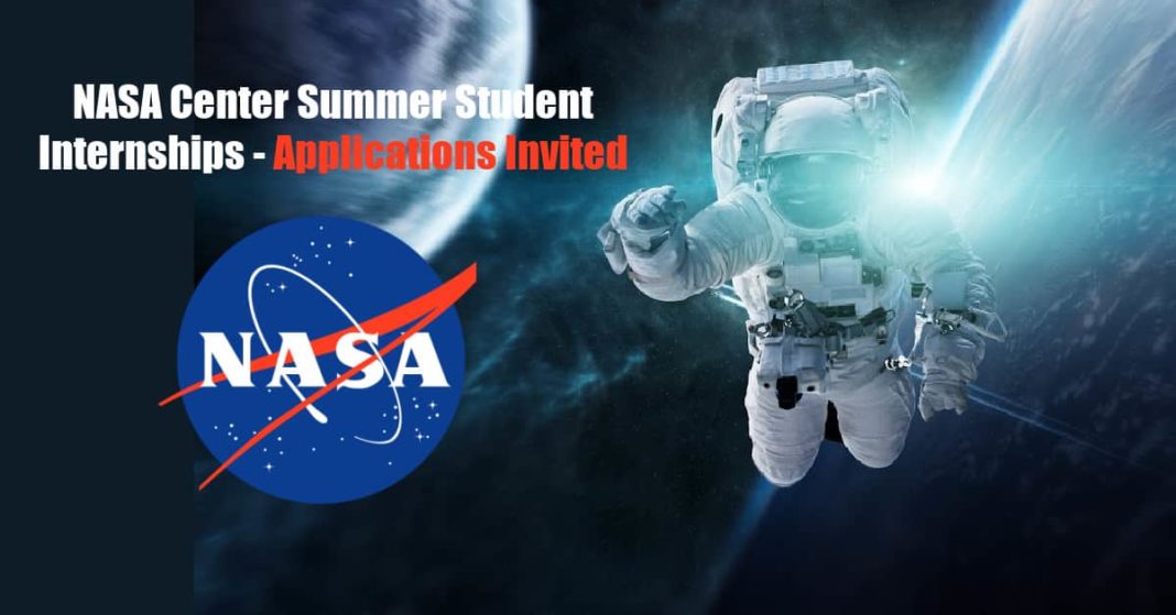 NASA Center Summer Student Internships - Applications Invited