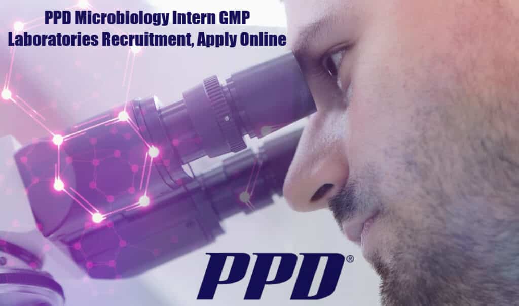 PPD Microbiology Intern GMP Laboratories Recruitment, Apply Online