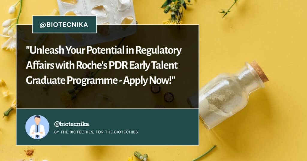 Roche Early Talent Graduate Programme - Apply Now!