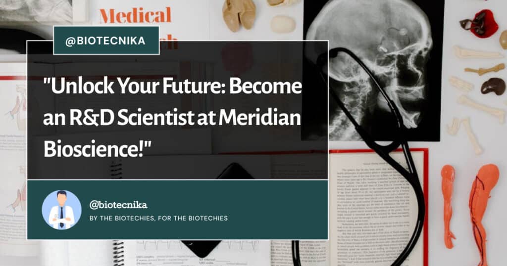 R&D Scientist Jobs at Meridian Bioscience – Apply Online
