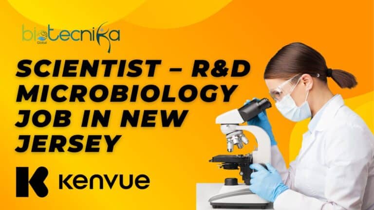 Join Kenvue as a Scientist – Apply Now & Work in R&D Microbiology ...