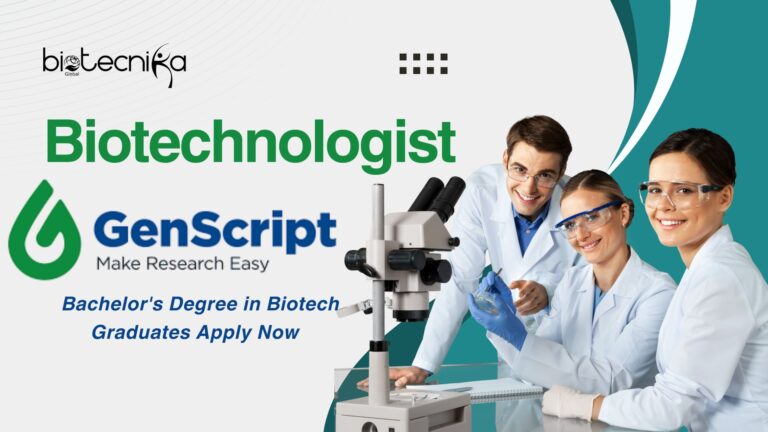 Biotechnologist Job at GenScript Singapore