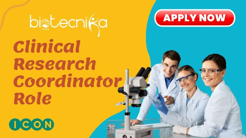Clinical Research Coordinator Role - at ICON plc, Apply Now!