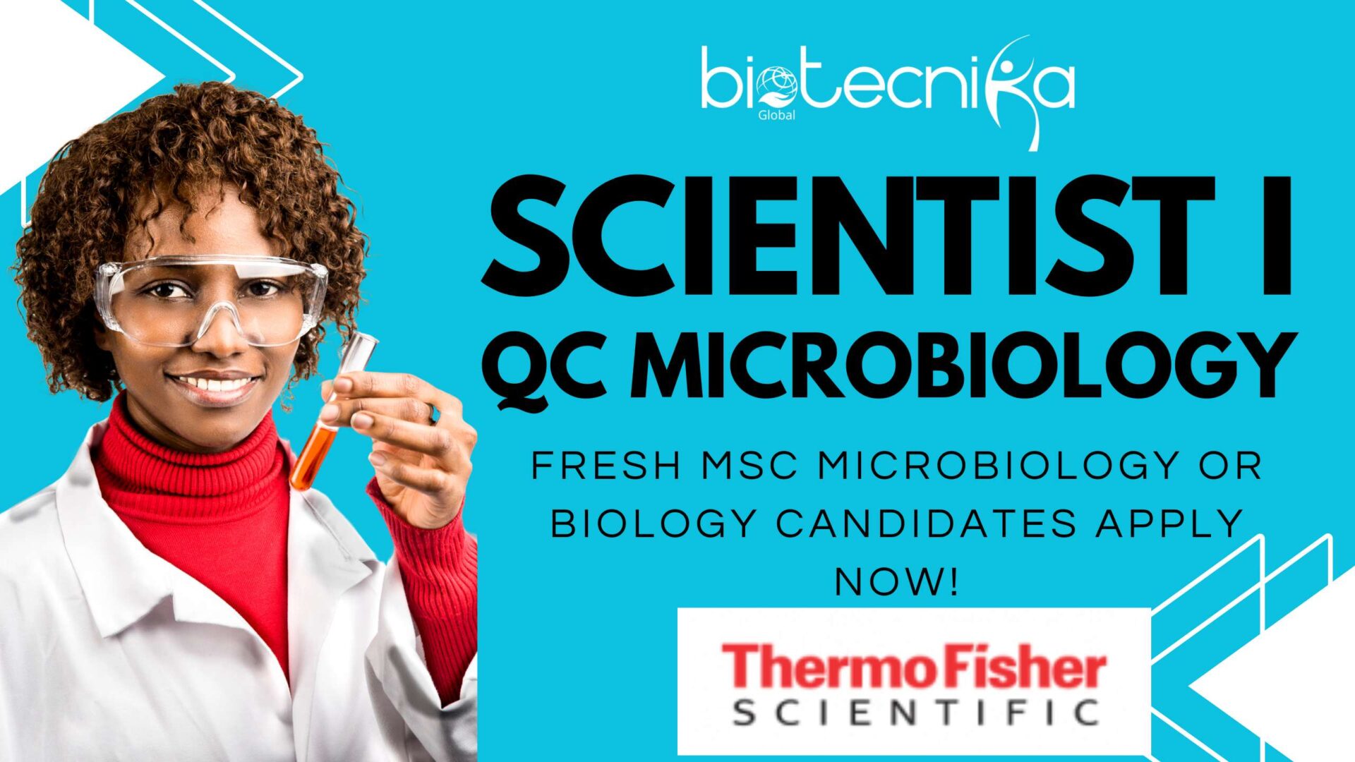 QC Microbiology Scientist Job at Thermo Fisher - Apply Now - BioTecNika ...