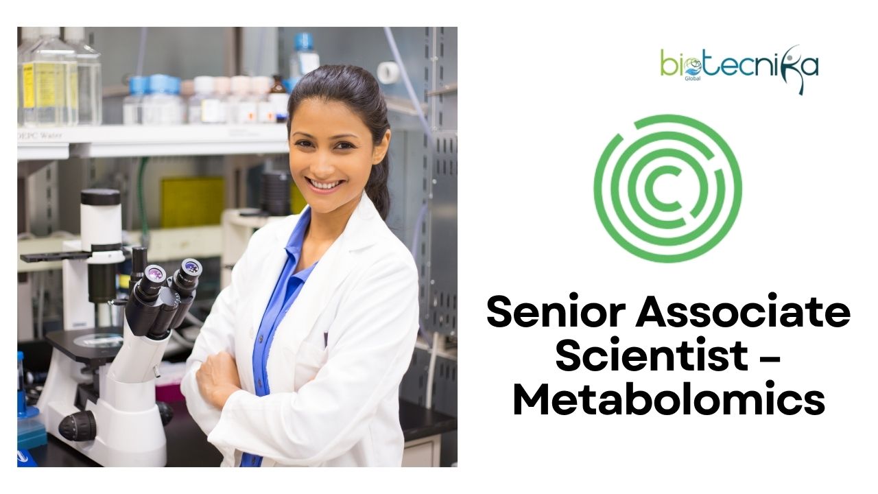 Senior Associate Scientist – Metabolomics