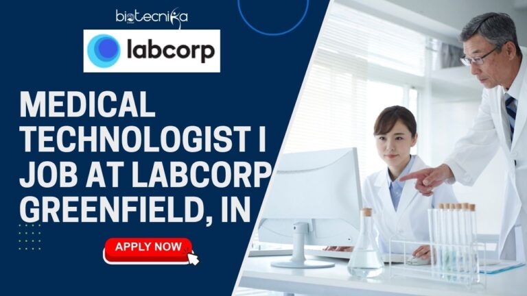 Medical Technologist Job at LabCorp - Apply Online
