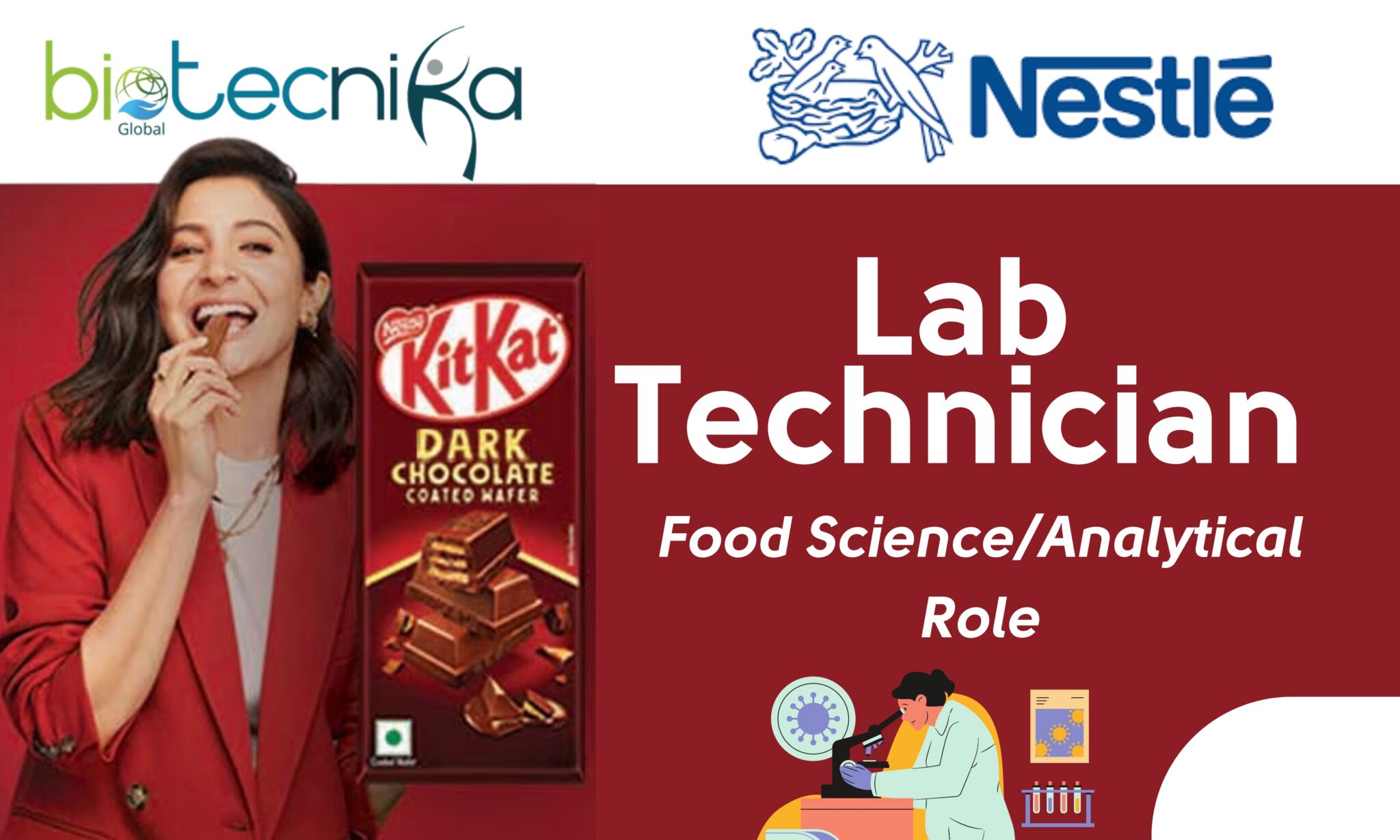 Nestlé Hiring Lab Technician – Food Science/Analytical Role