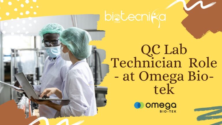 QC Lab Technician Role - at Omega Bio-tek, Apply Now!