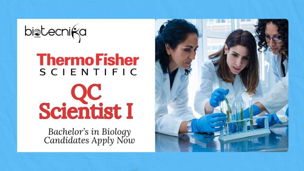 QC Scientist I Job at Thermo Fisher