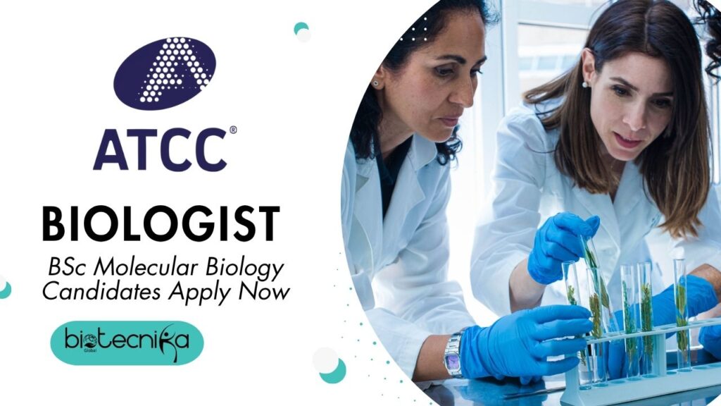 Biologist Job Role at ATCC