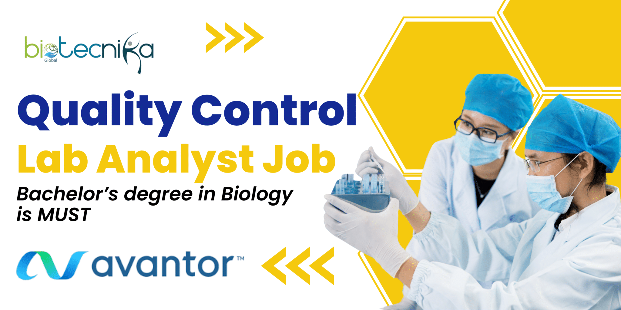 Quality Control Lab Analyst Job at Avantor – Apply Now!