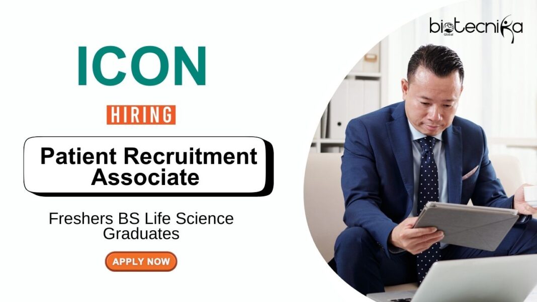 Freshers Life Science Job at ICON | BS Graduates Apply Now