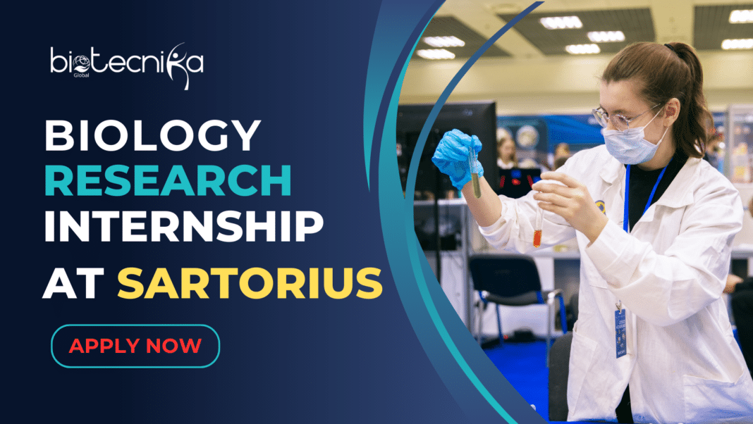 Biology Research Internship at Sartorius
