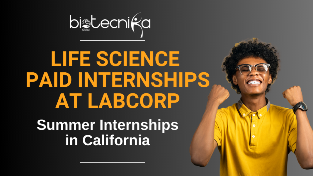 Life Science Paid Internships at Labcorp | Summer Internships