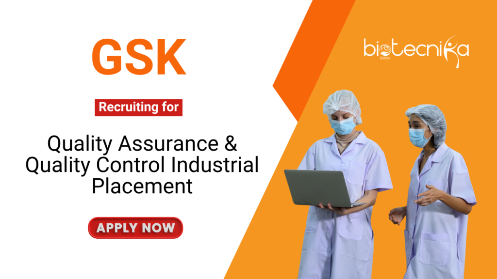 Quality Control Jobs at GSK | BS Biology Graduates Apply Now