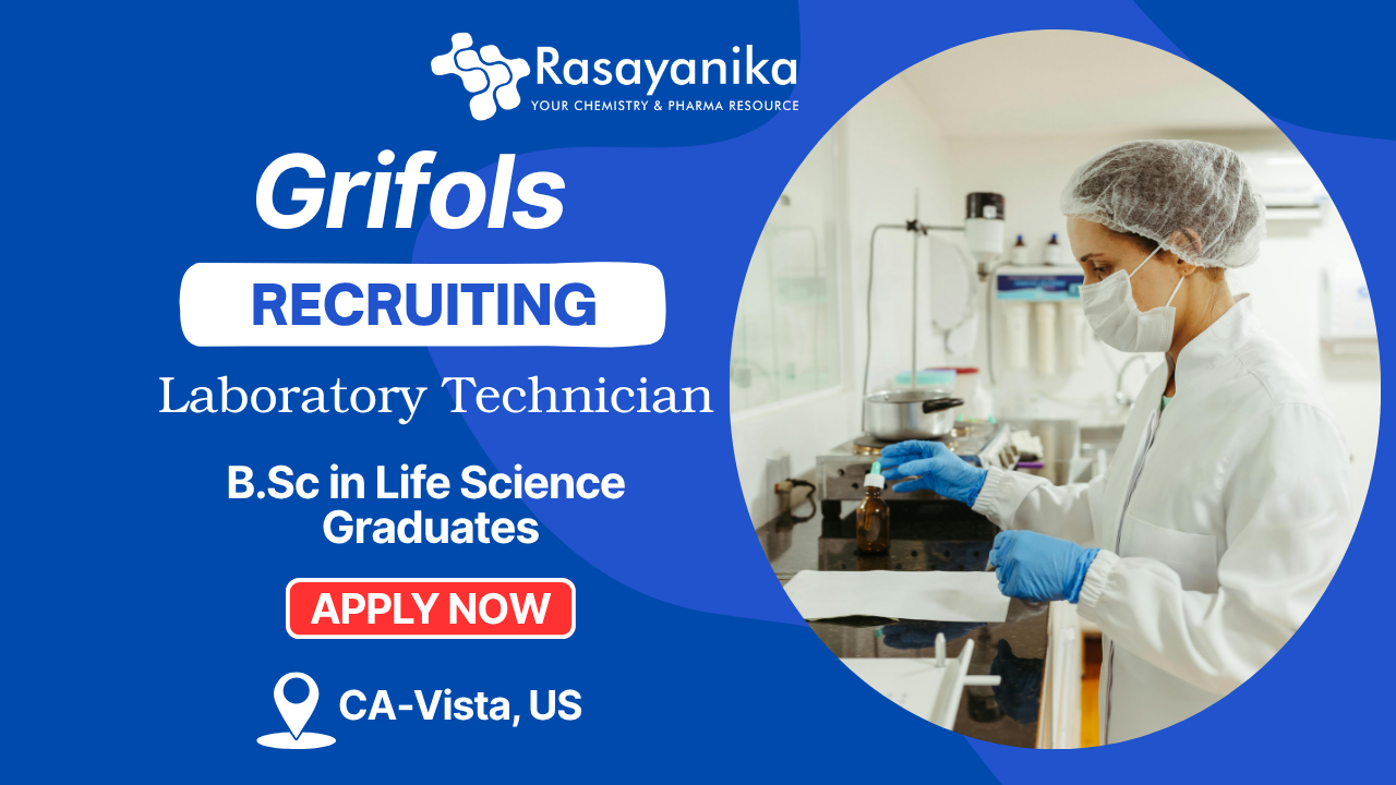 Laboratory Technician Job at Grifols Apply Now