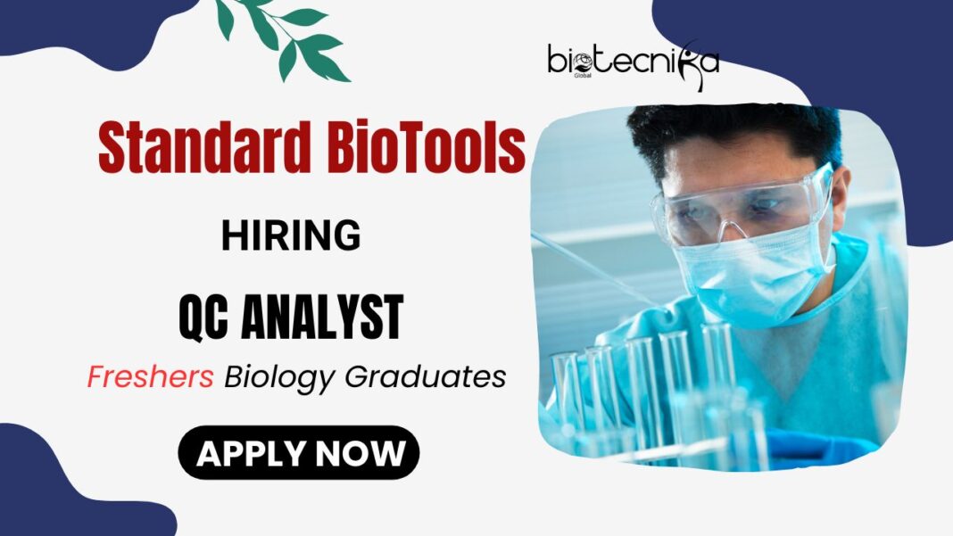 Quality Control Job at Standard BioTools - Life Science Job