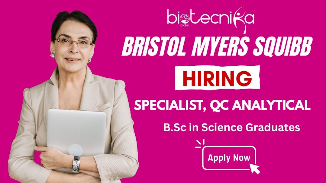 QC Analytical Specialist Job at BMS Devens Apply Now
