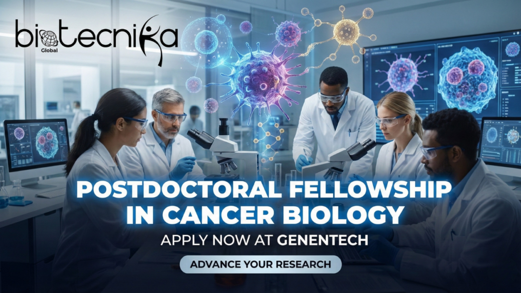 Postdoctoral Fellowship in Cancer Biology at Genentech