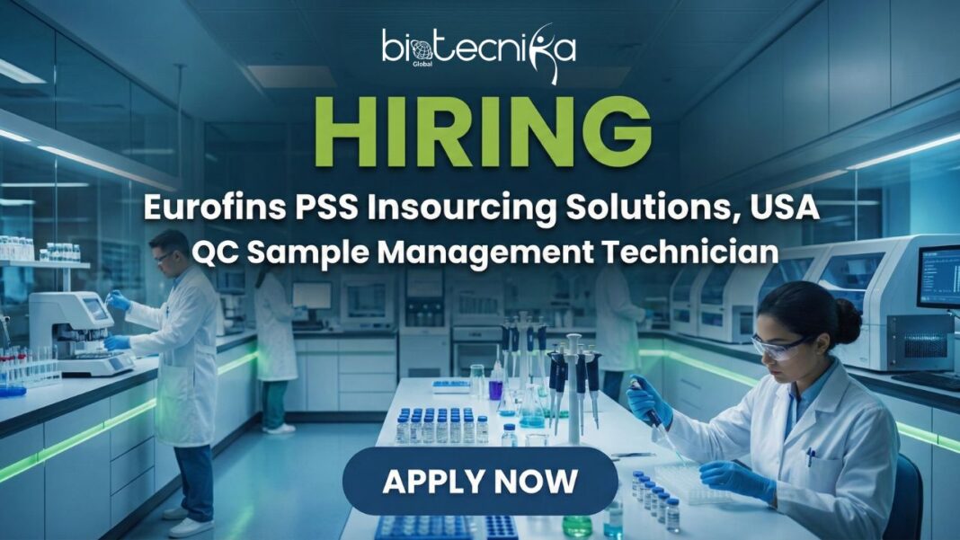 Quality Control job offer at Eurofins Solutions USA | Apply Now