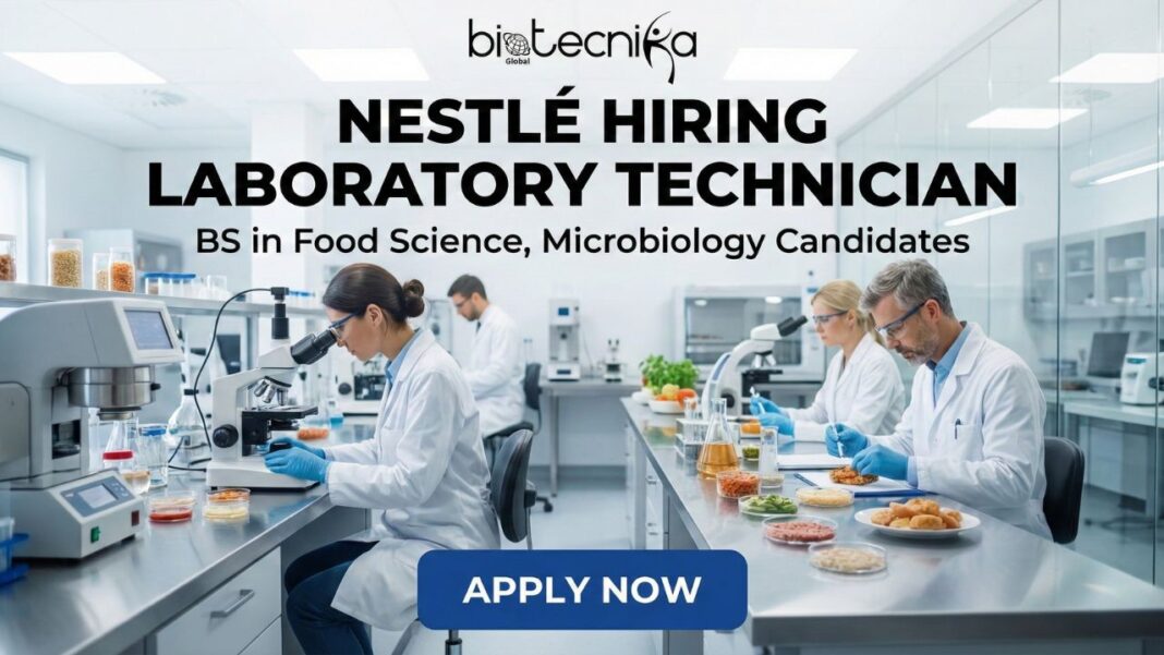Laboratory Technician Jobs in USA | Apply at Nestlé