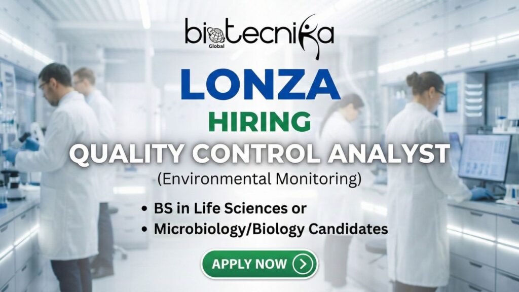 Quality Control Jobs at Lonza | Apply Now