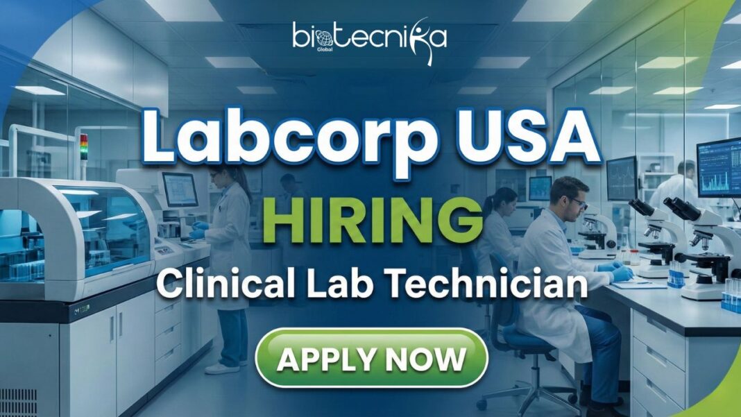 Lab Technician job offer at Labcorp USA | Apply Now