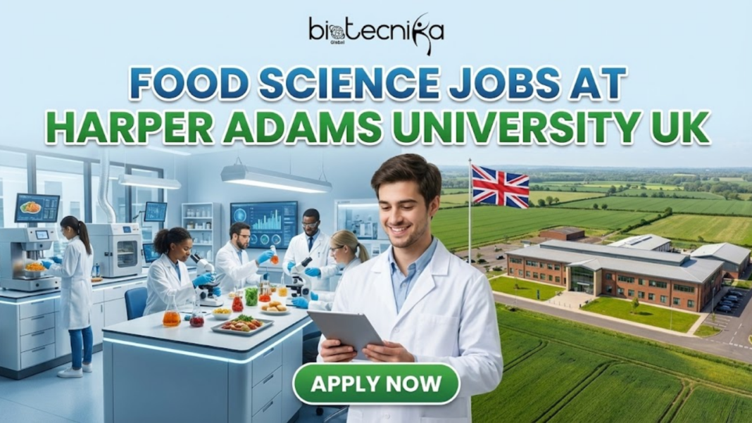 Food Science Jobs at Harper Adams University UK | Apply Now