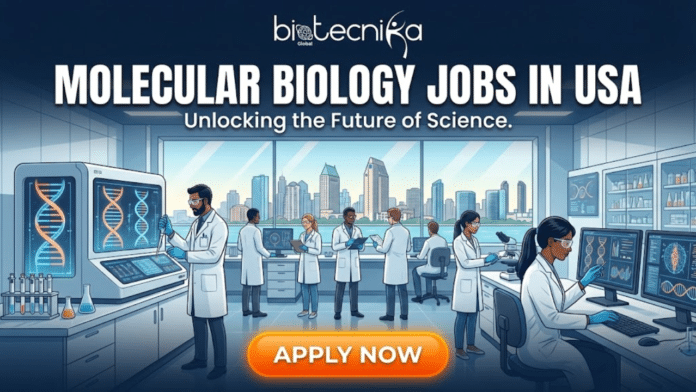 Molecular Biology Jobs in USA | Researcher Role at Teva Pharma