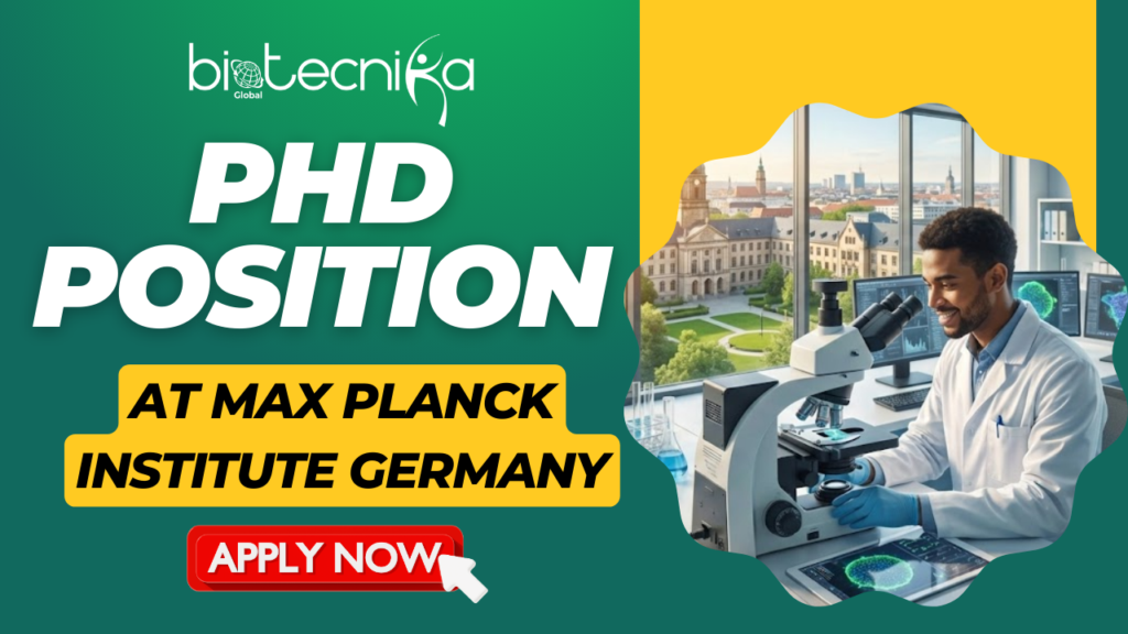 PhD Position at Max Planck Institute Germany | Can't Miss in 2026