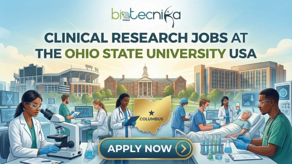 clinical research job at The Ohio State University USA | Apply Now