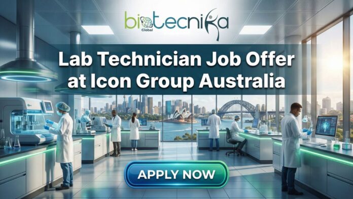 Lab Technician job at Icon Group Australia | Apply Now