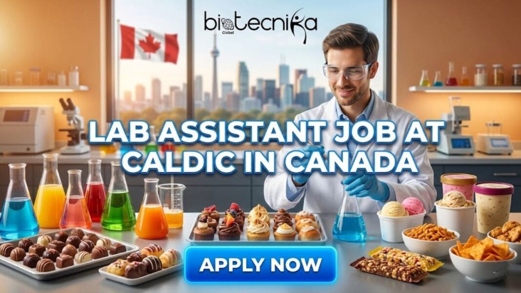 Lab Assistant Job at Caldic in Canada | Apply Now!