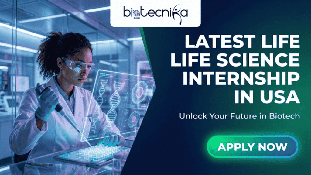 Latest Life Science Internship in USA | BS Students Don’t Miss This