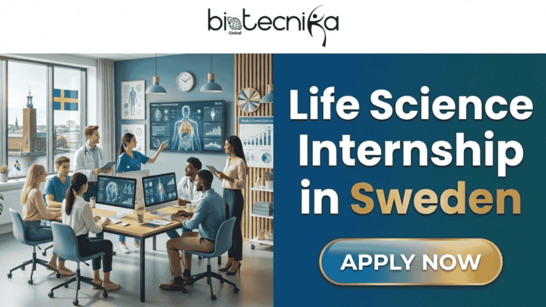 Life Science Internship at Sanofi Sweden | Full Time Internship