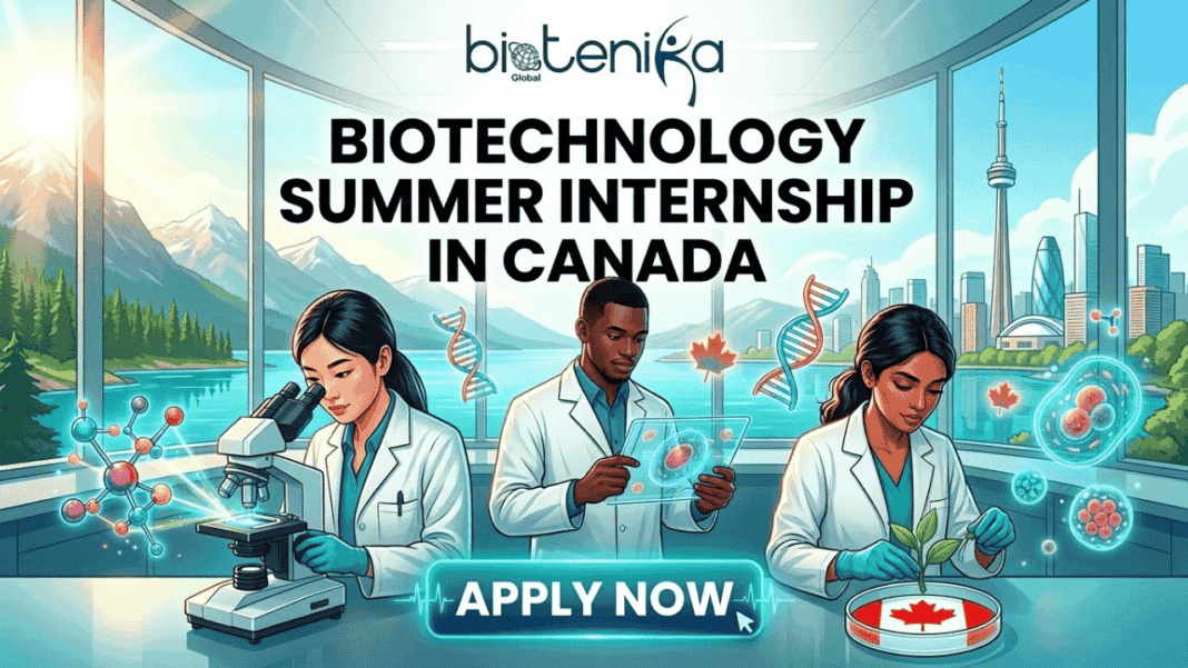 Paid Biotechnology Summer Internship at Charles River Canada