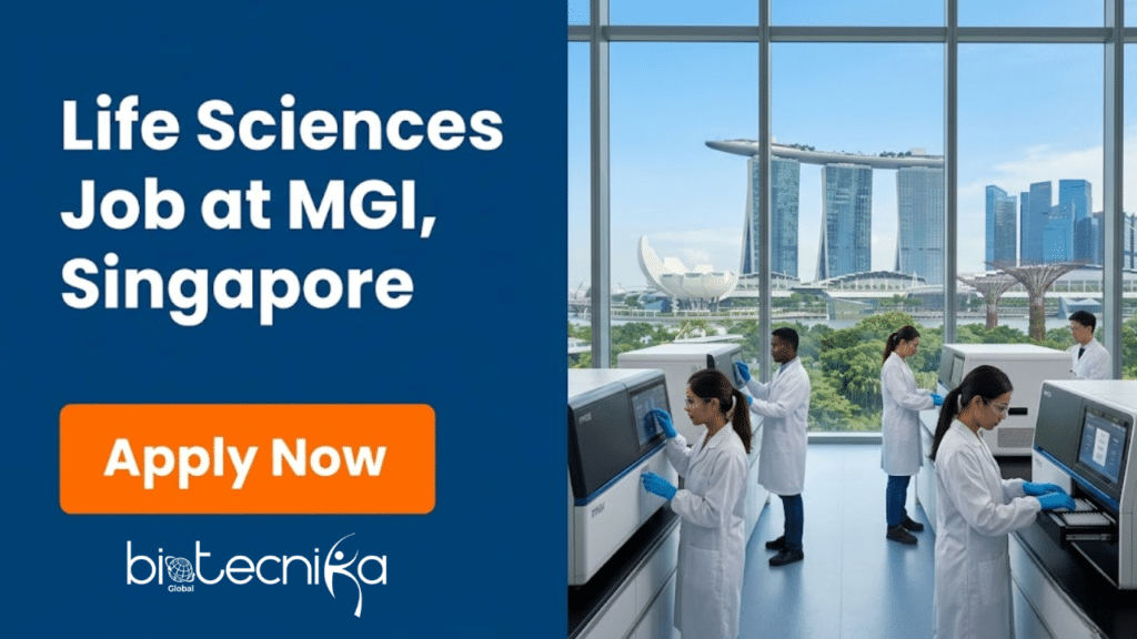 Life Sciences Job at MGI, Singapore | Lab Scientist | Apply Now